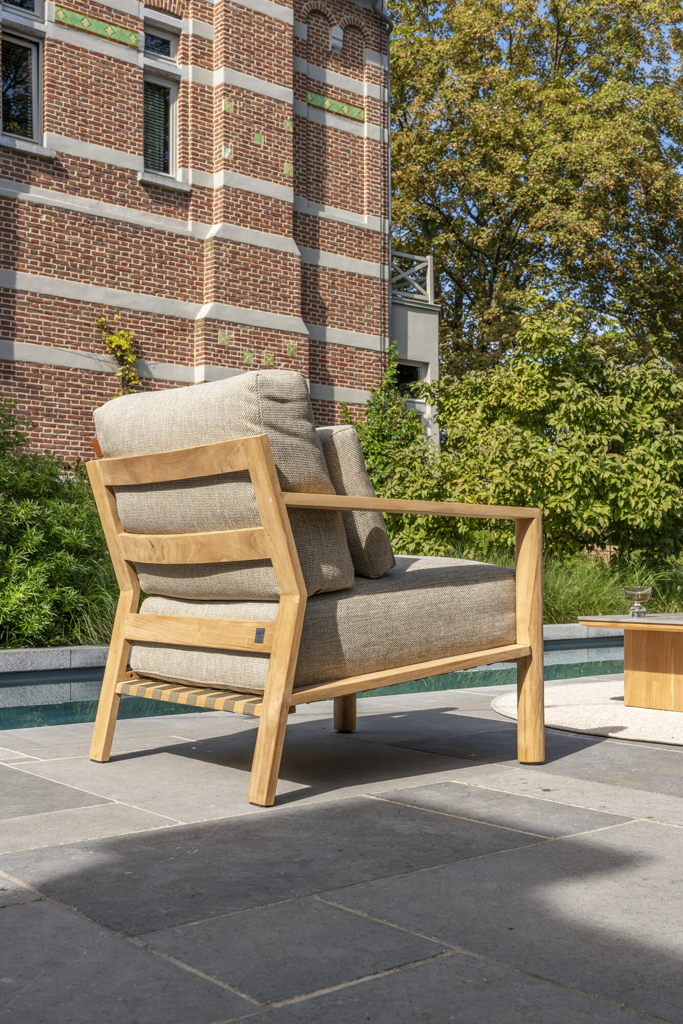 Lucas lounge tuinstoel natural teak 4 Seasons Outdoor - AVH Outdoor ...
