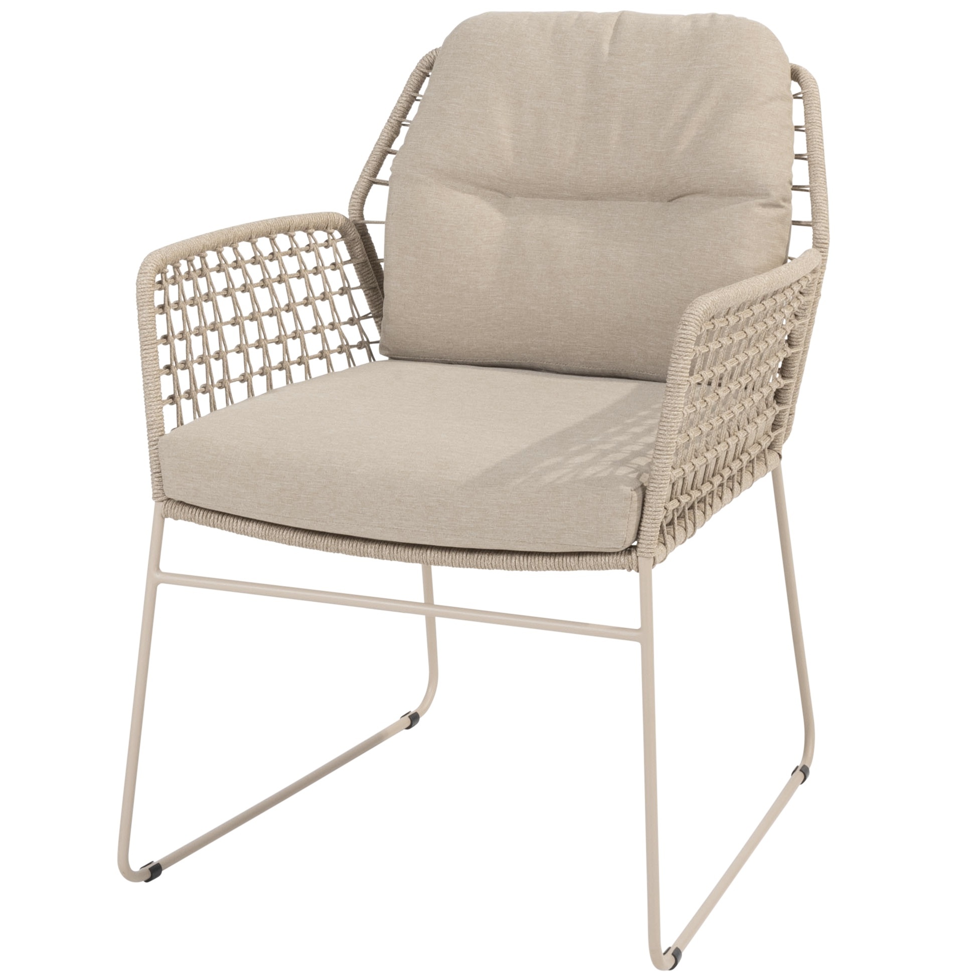 Albano dining tuinstoel latte Taste 4SO - AVH Outdoor Tuinmeubelen