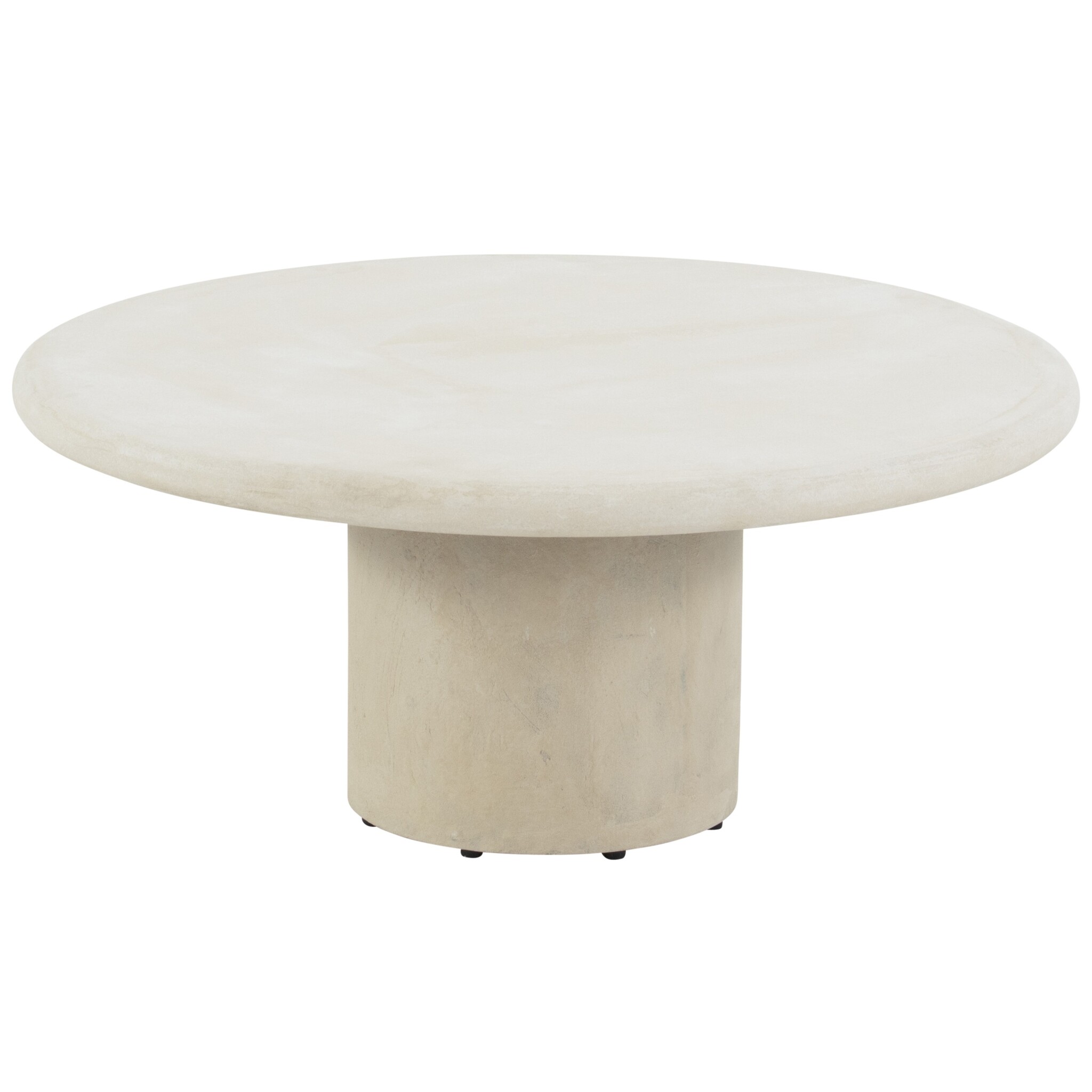 Hampton lounge tuintafel rond mortex beige 80xH35 cm 4 Seasons Outdoor ...