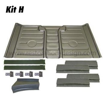 Kit H: 914 Rear Floor Pan Kit - Restoration Design Europe