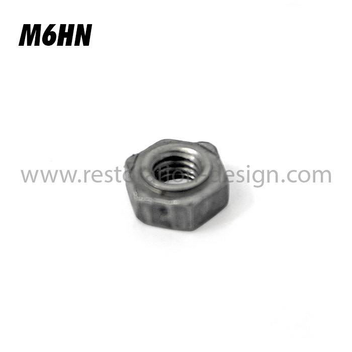 M6 - Metric 6mm Hex Weld Nut - Restoration Design Europe