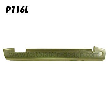 Complete rocker panel, left 356 (1950 - 55) - Restoration Design Europe