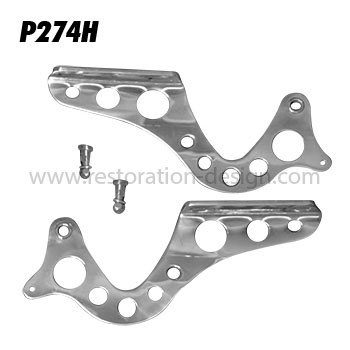 Restoration Design Rear Engine Lid Hinge Pair, Aluminum (1964-1989 ...