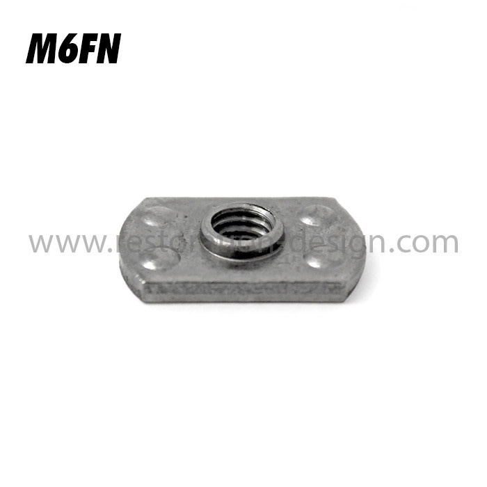 M6 - Metric 6mm Flat Nut - Restoration Design Europe