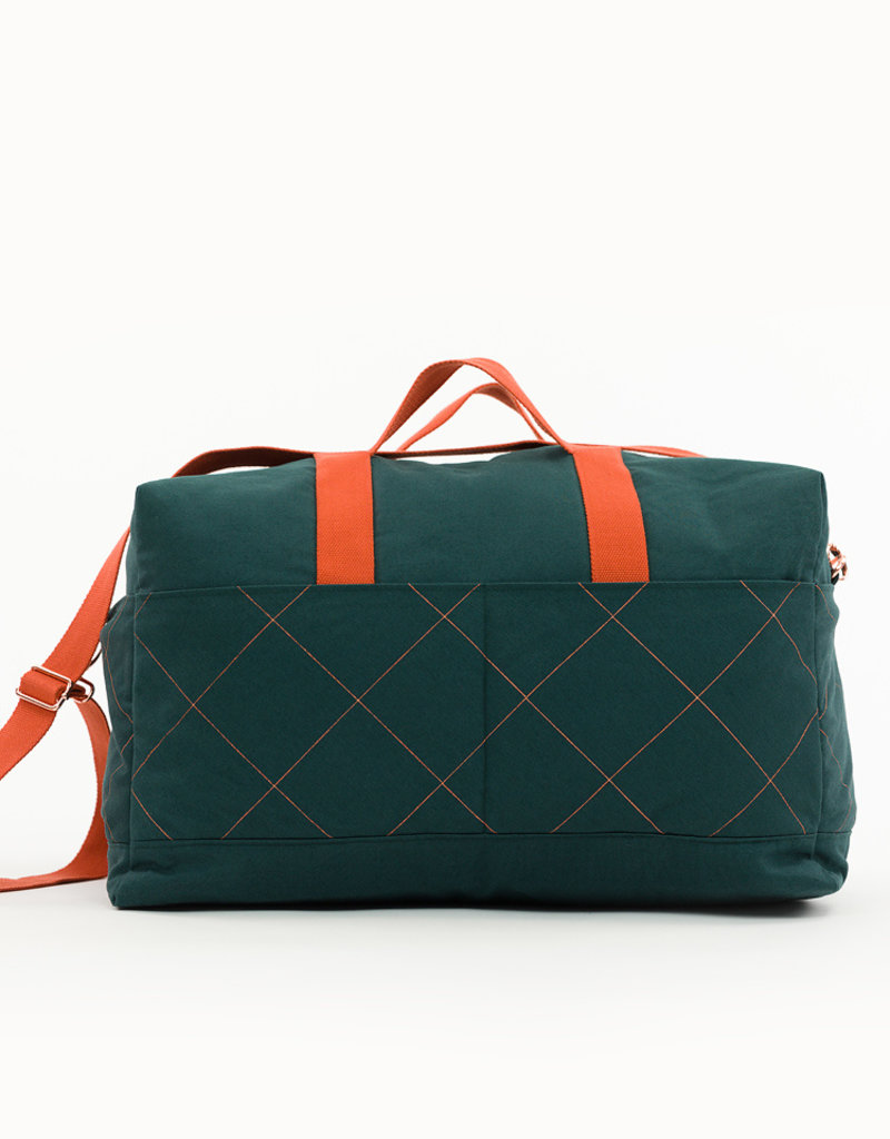 Thin grid canvas green gables - Atelier Linabo Thin grid canvas green gables - Atelier Linabo