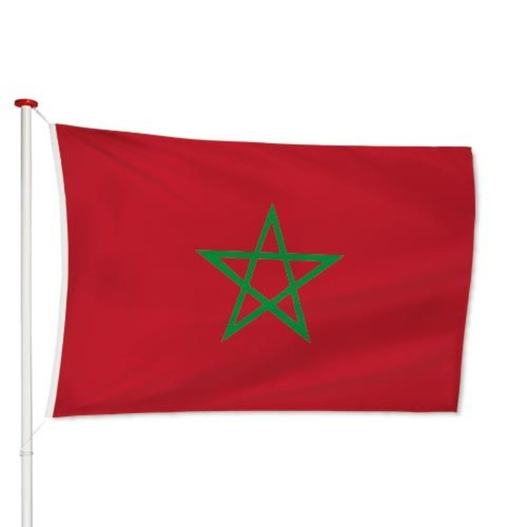 Vlag Marokko Kopen? Online uw Marokkaanse vlag bestellen! - Vlaggen Unie