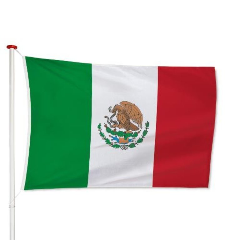 Vlag Mexico Kopen? Online uw Mexicaanse vlag bestellen! - Vlaggen Unie