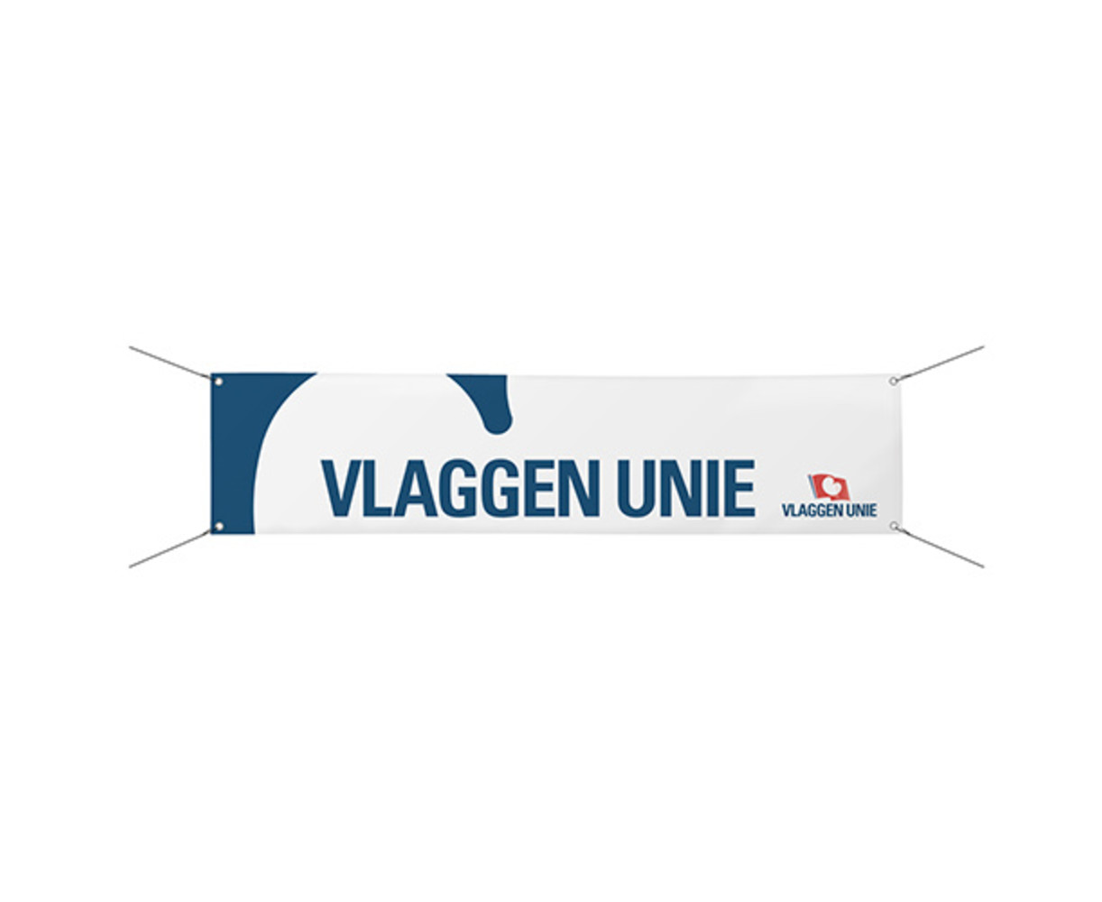 Spandoek met eigen ontwerp - Vlaggen Unie - Vlaggen Unie