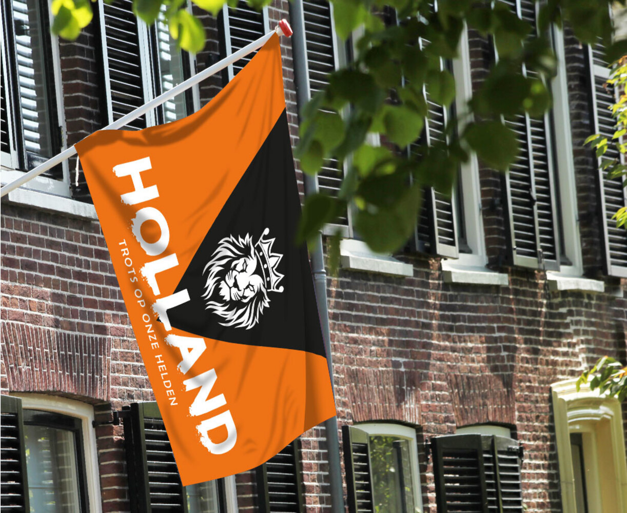 Trots op onze helden vlag - Vlaggen Unie