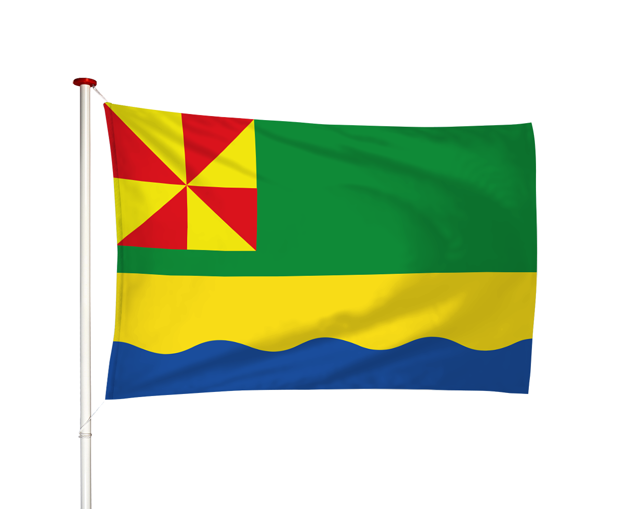 Vlag Oudega - Aldegea (fr) (Zuidwest Friesland) - Vlaggen Unie