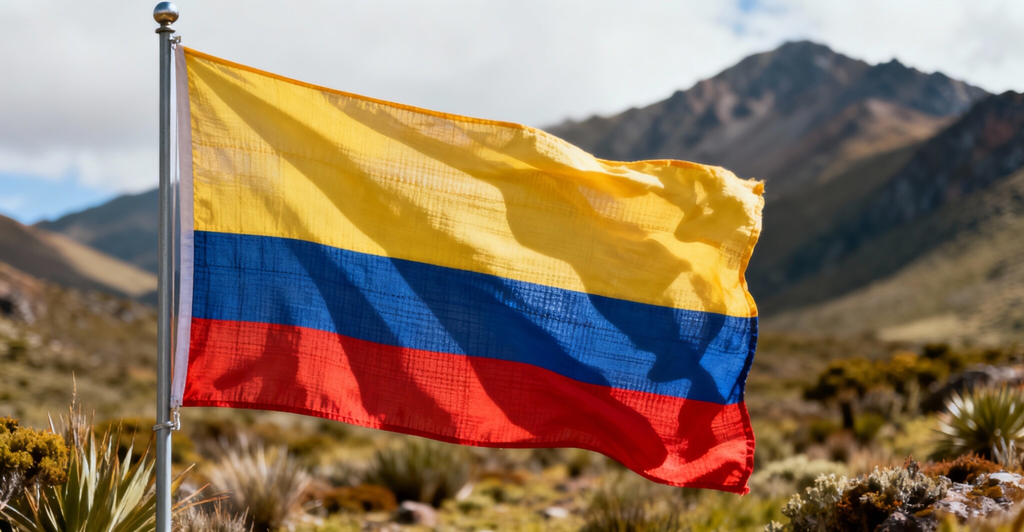 De Colombiaanse vlag - Vlaggen Unie