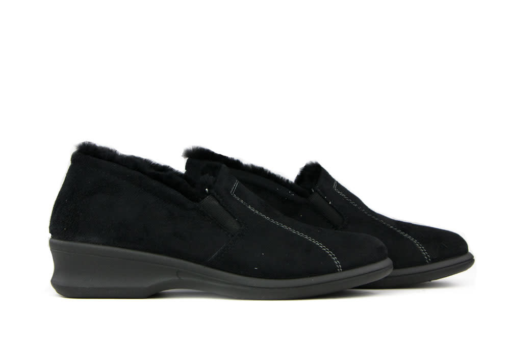 Rohde Loafers Plush Black | Low Worldwide Shipment Fees - Steenbergen ...