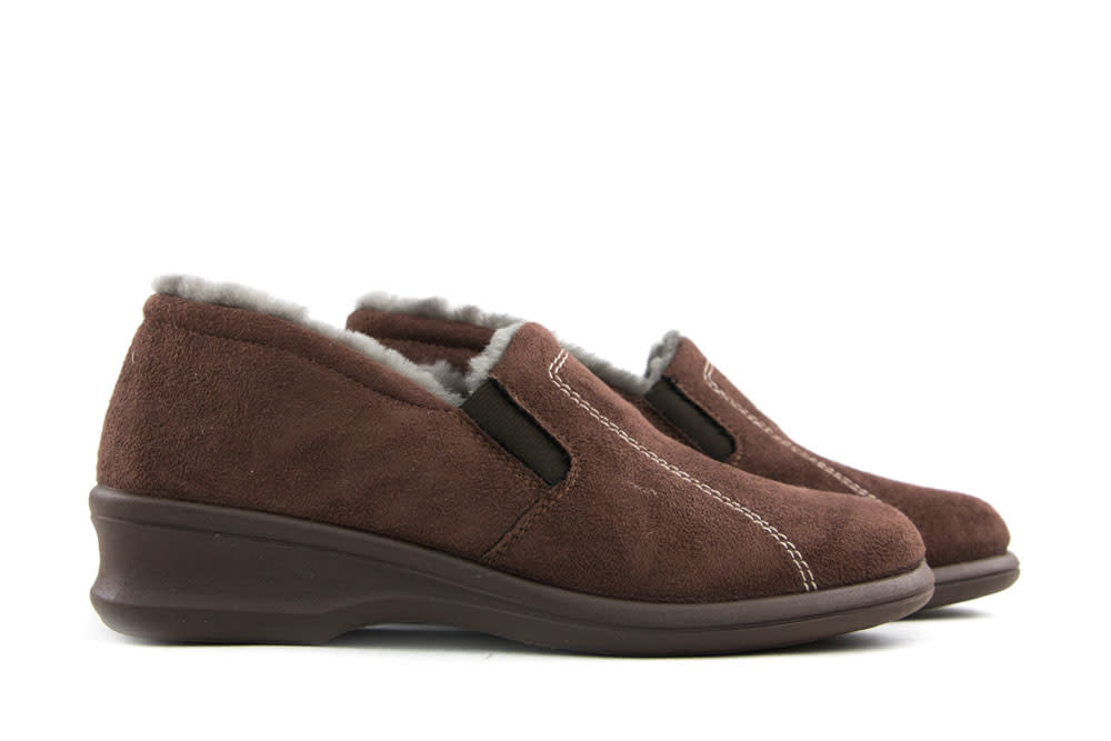 Rohde Loafers Fur Espresso | Worldwide Shipping - Steenbergen Schoenen