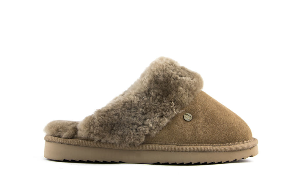 Warmbat Muil Flurry Bruin Suede - Snelle Levering - Steenbergen Schoenen