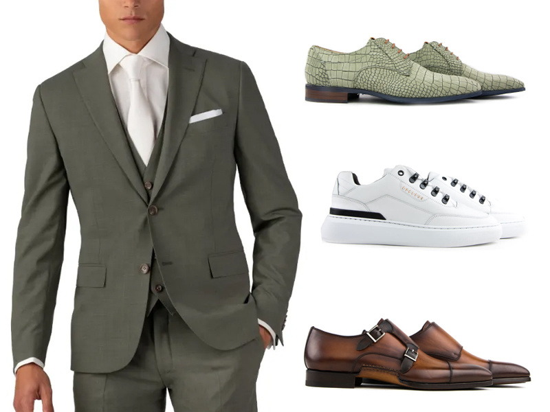 Welke schoenen onder een groen pak? - 9x Inspiratie - Steenbergen Schoenen