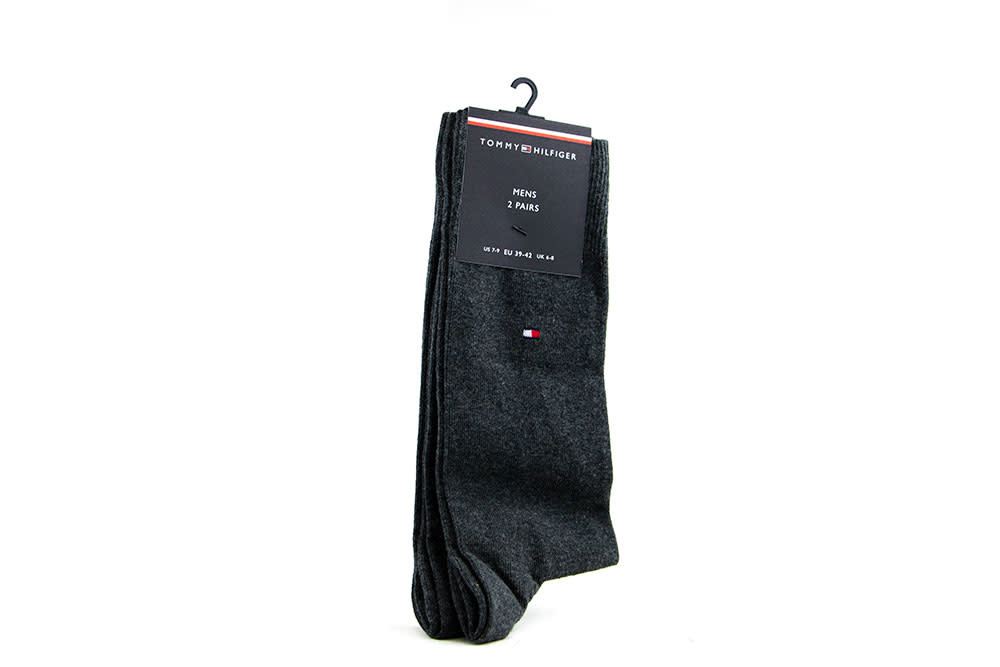 Tommy Hilfiger Sock Classic Anthracite Melange | Worldwide shipping ...