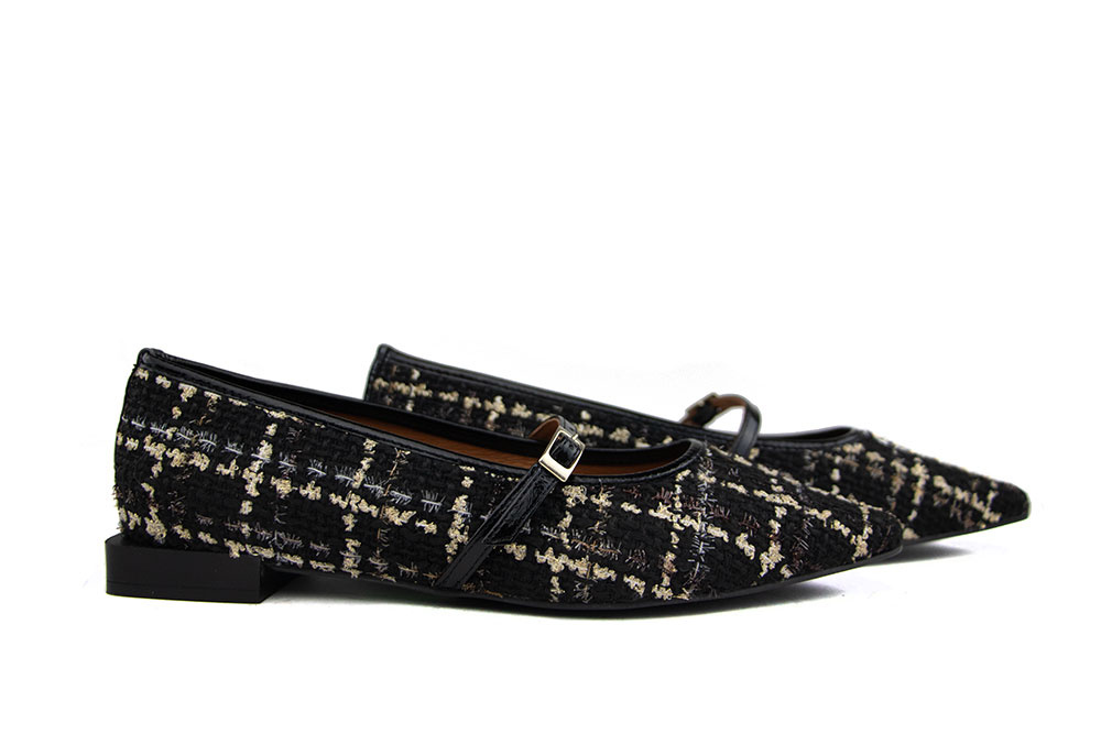 Ángel Alarcón Bandschoen Tweed Black - Steenbergen Schoenen