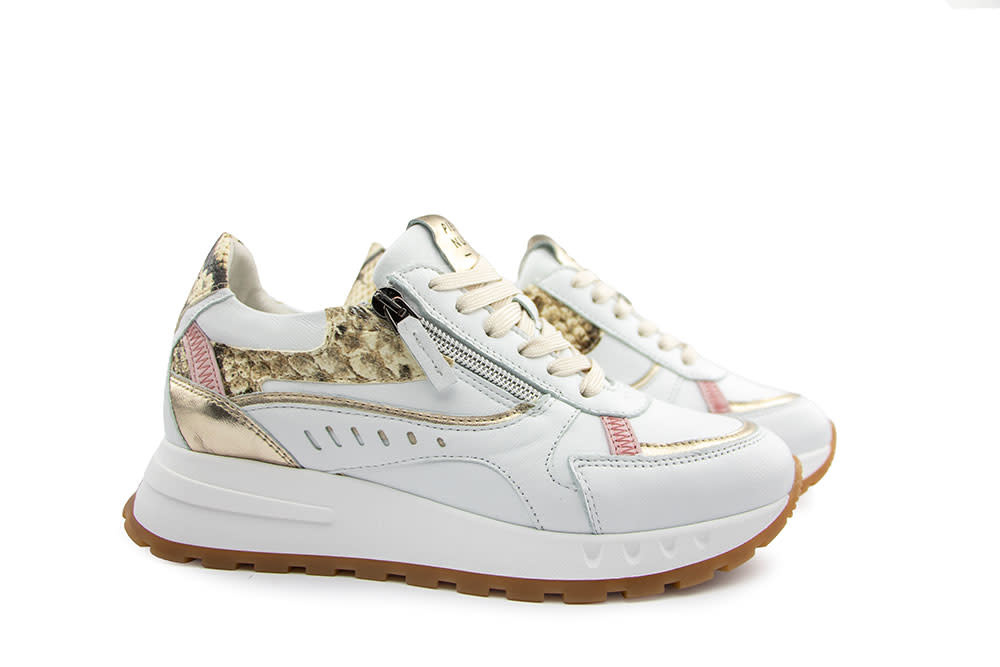 Piedi Nudi Sneaker Mirren 02.02 White Snake I Worldwide Shipment ...