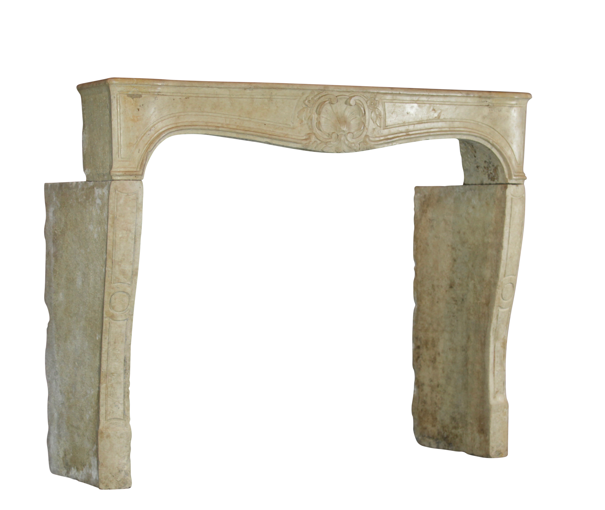 Cheminée Classique Et Élégante En Grès - The Antique Fireplace Bank