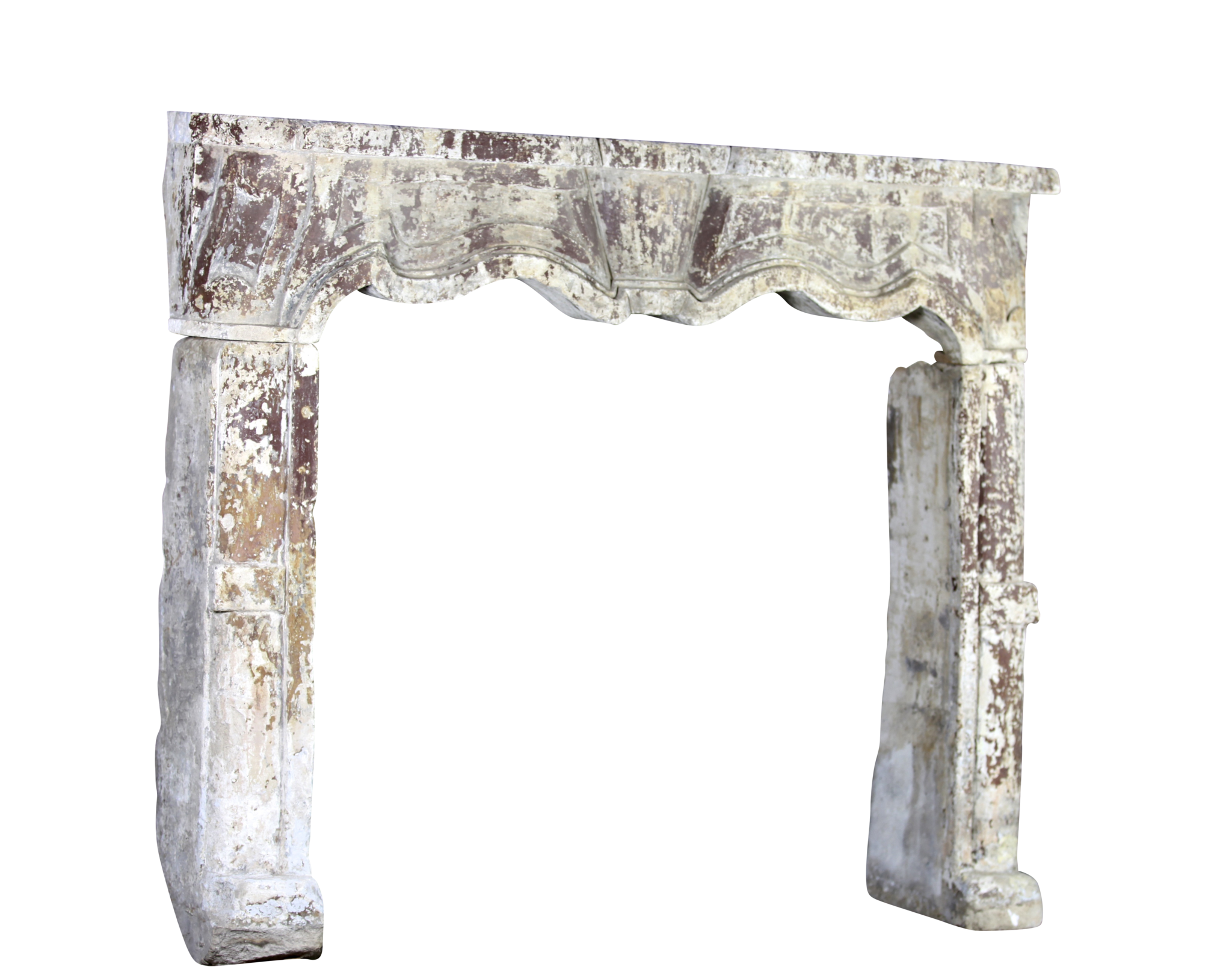 Italian Chique Country Limestone Fireplace Mantel - The Antique ...
