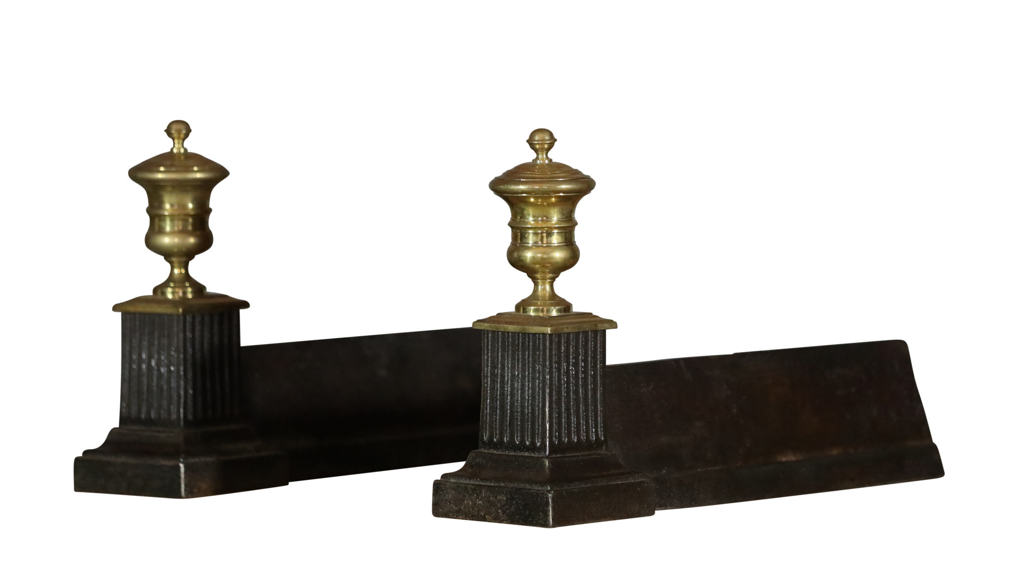 Classic French Andiron - The Antique Fireplace Bank