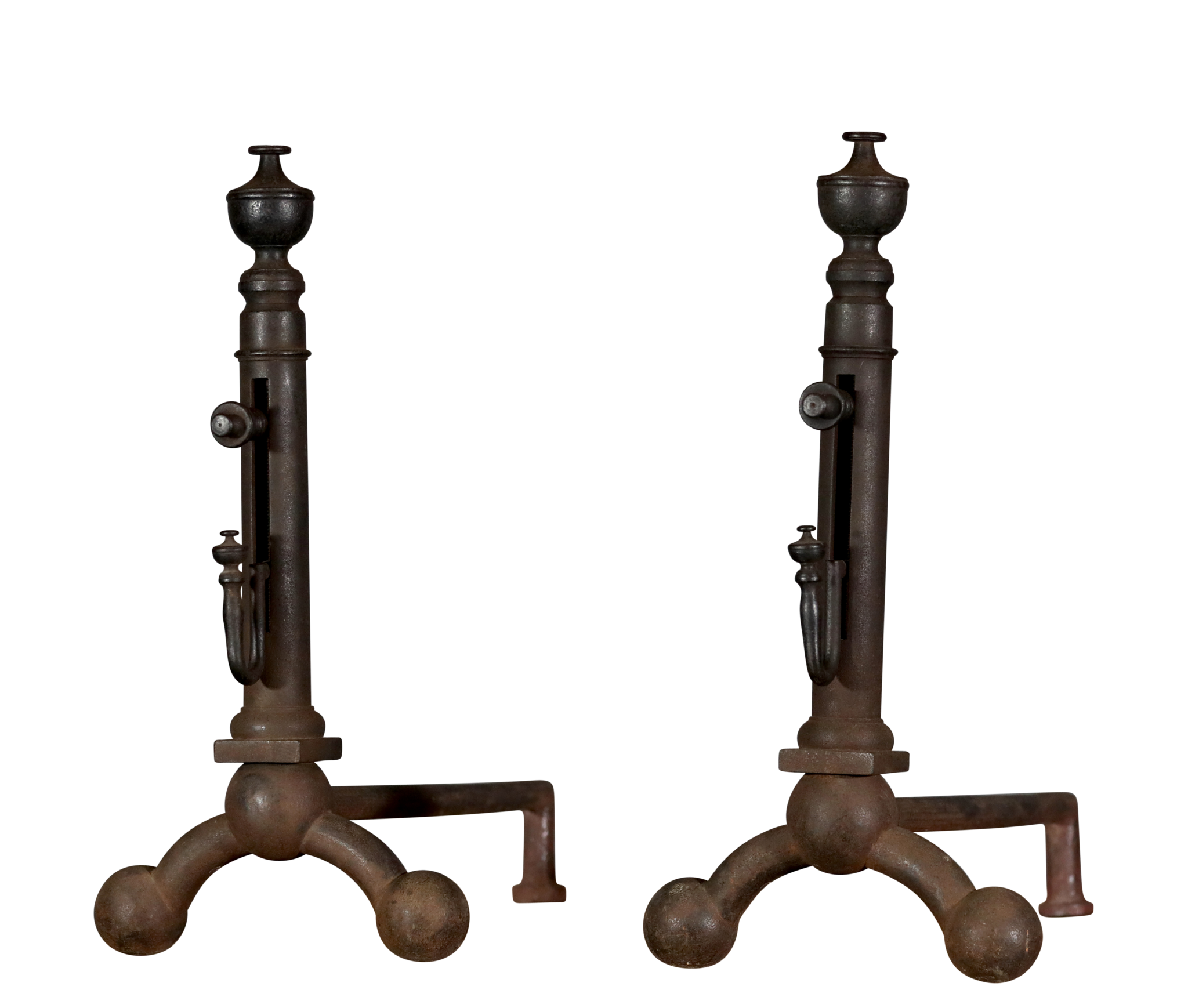 Grand Interior Design Andiron - The Antique Fireplace Bank