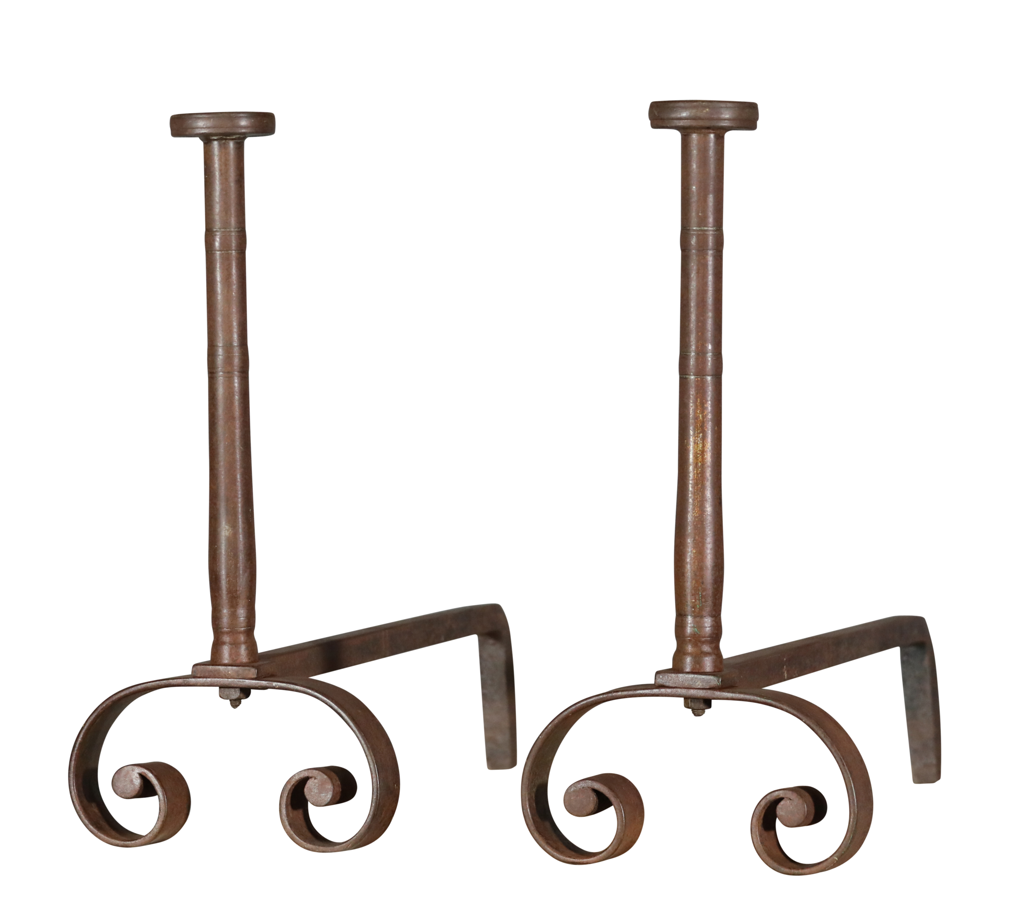 Solid Andiron - The Antique Fireplace Bank