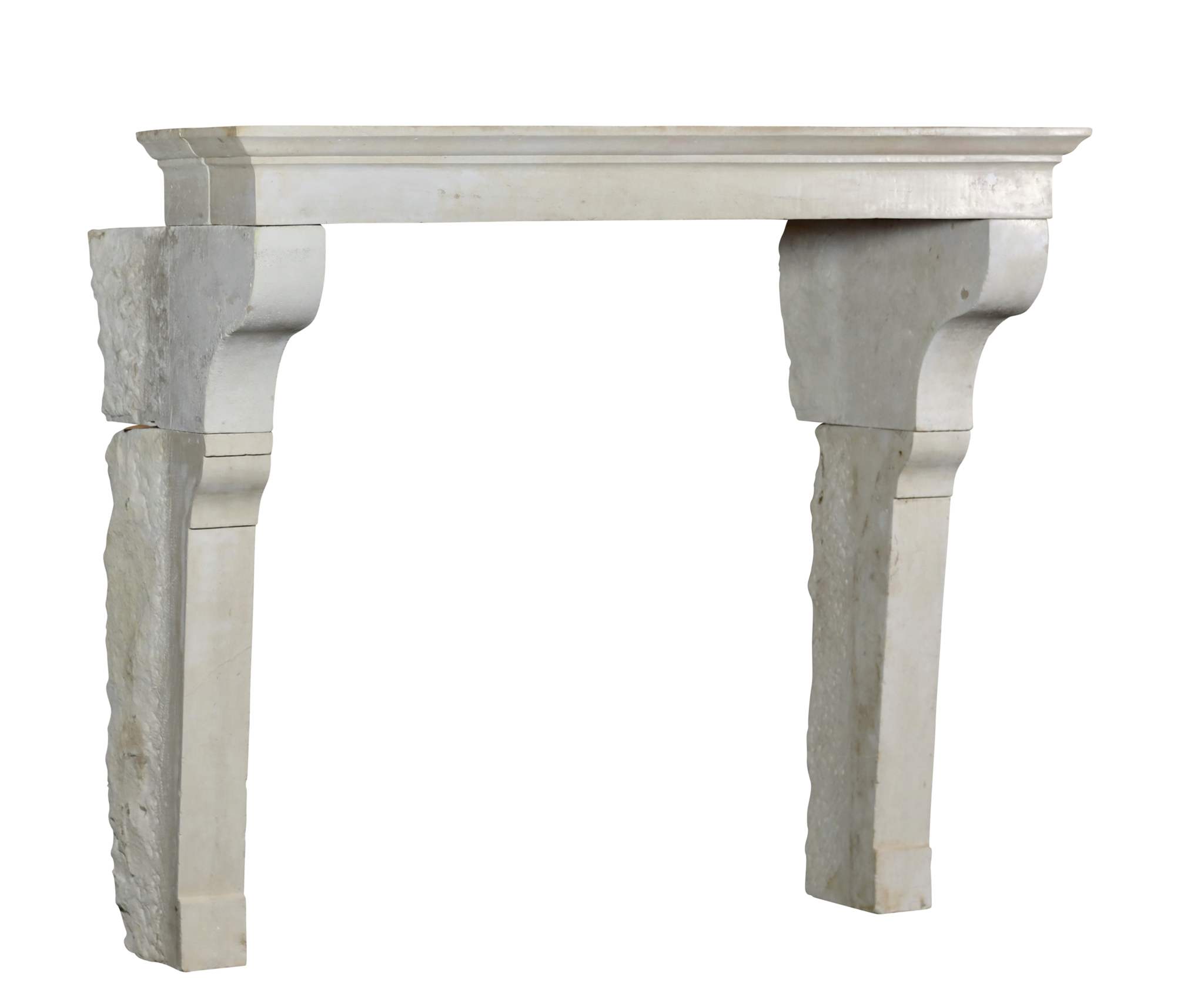 Franse Landelijke Kalkstenen Open Haarden - The Antique Fireplace Bank