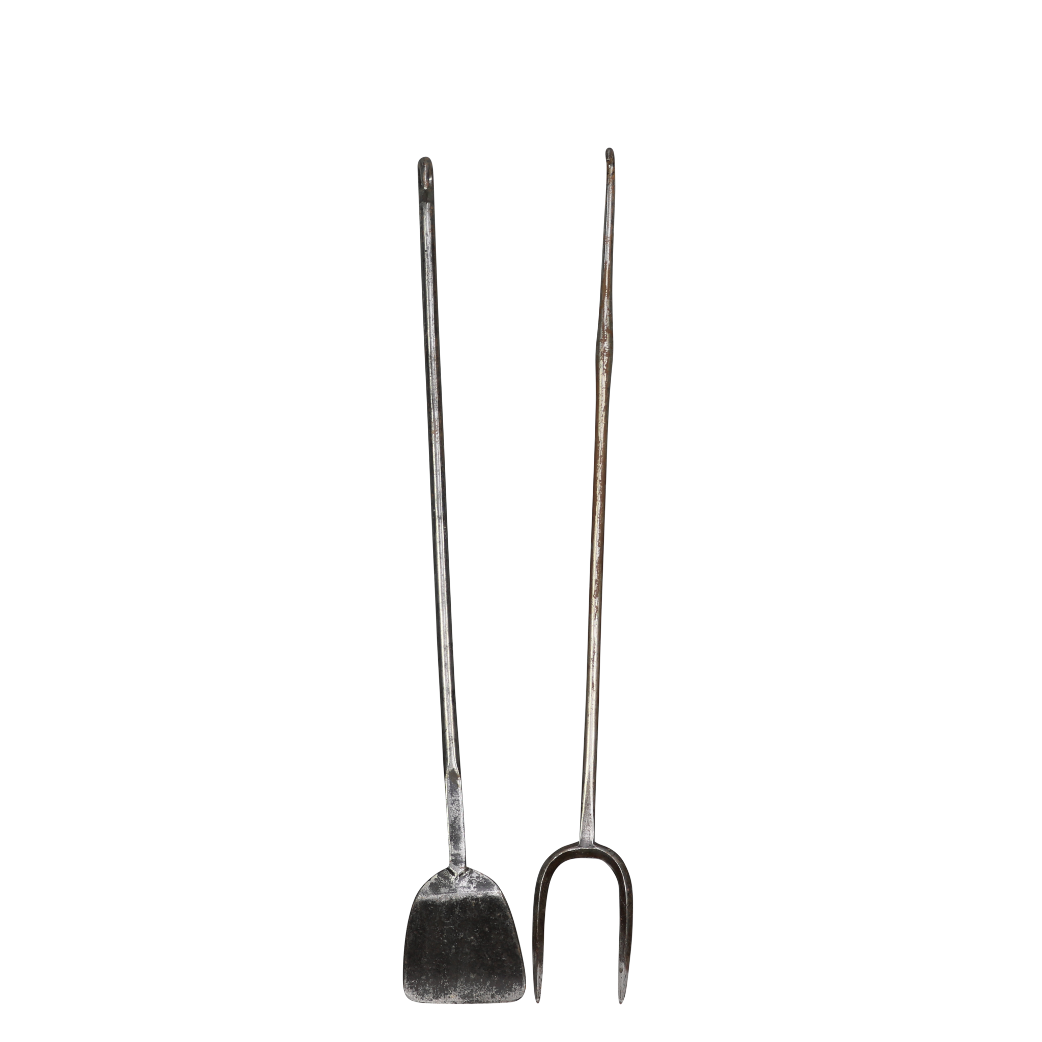 17Th Century Period Fireplace Tools Set - The Antique Fireplace Bank