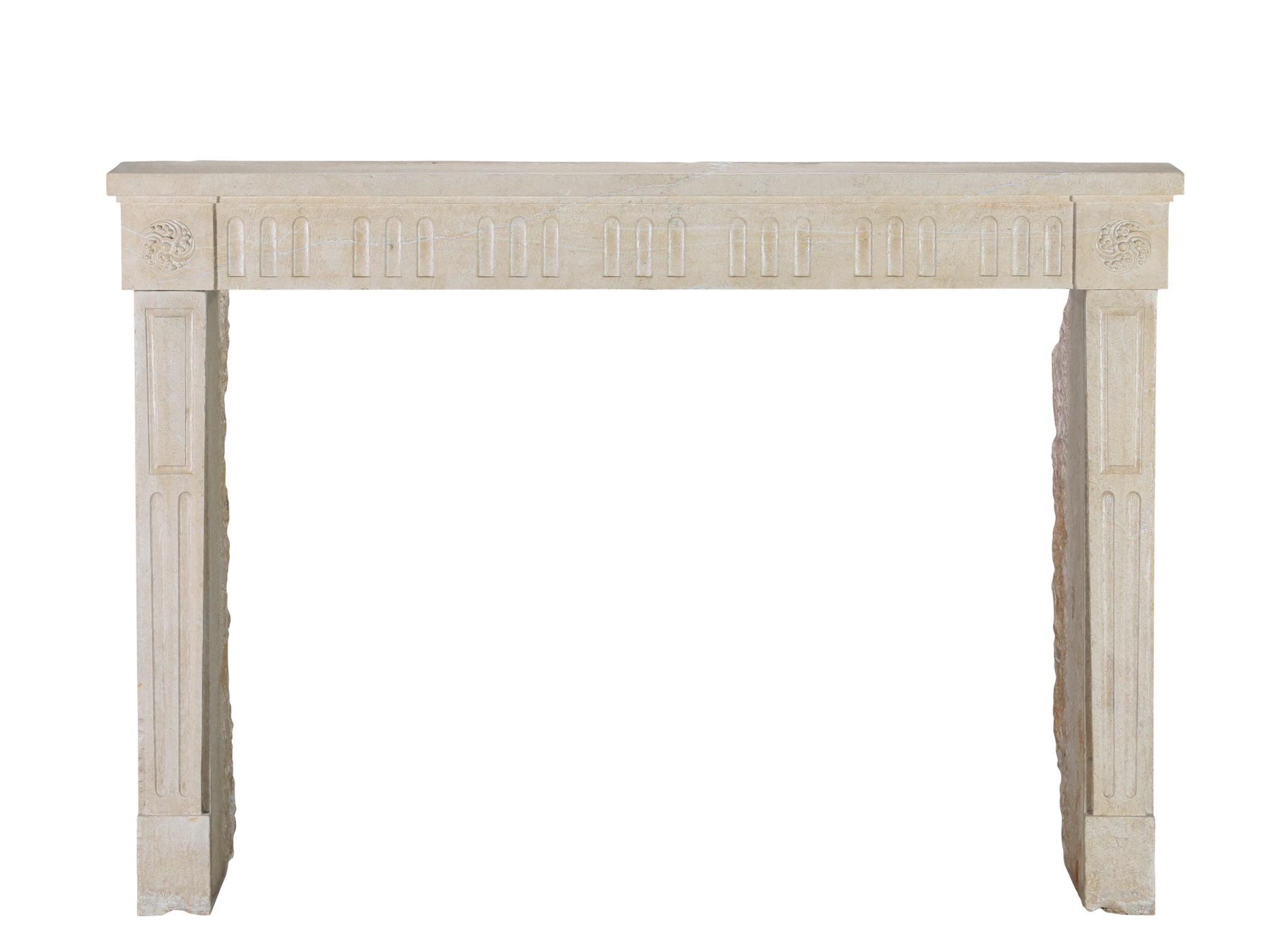 Louis XVI Period Fireplace Surround From Paris In Limestone - The ...