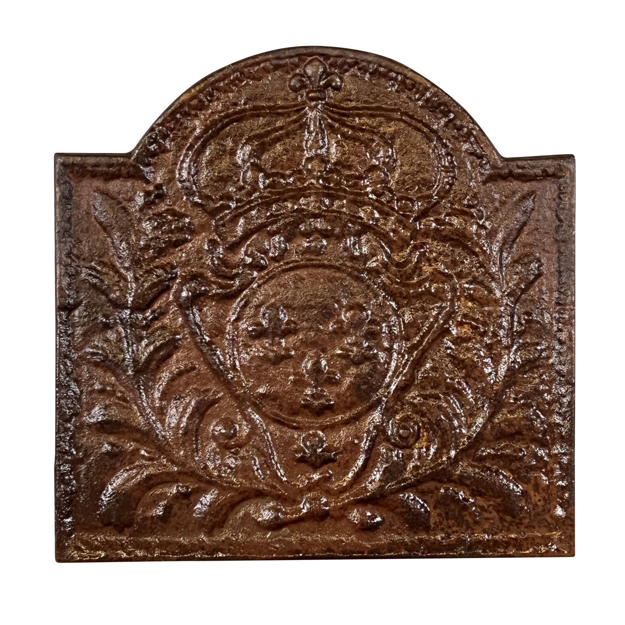 Chimenea Clásica Con Escudo Del Rey De Francia - The Antique Fireplace Bank