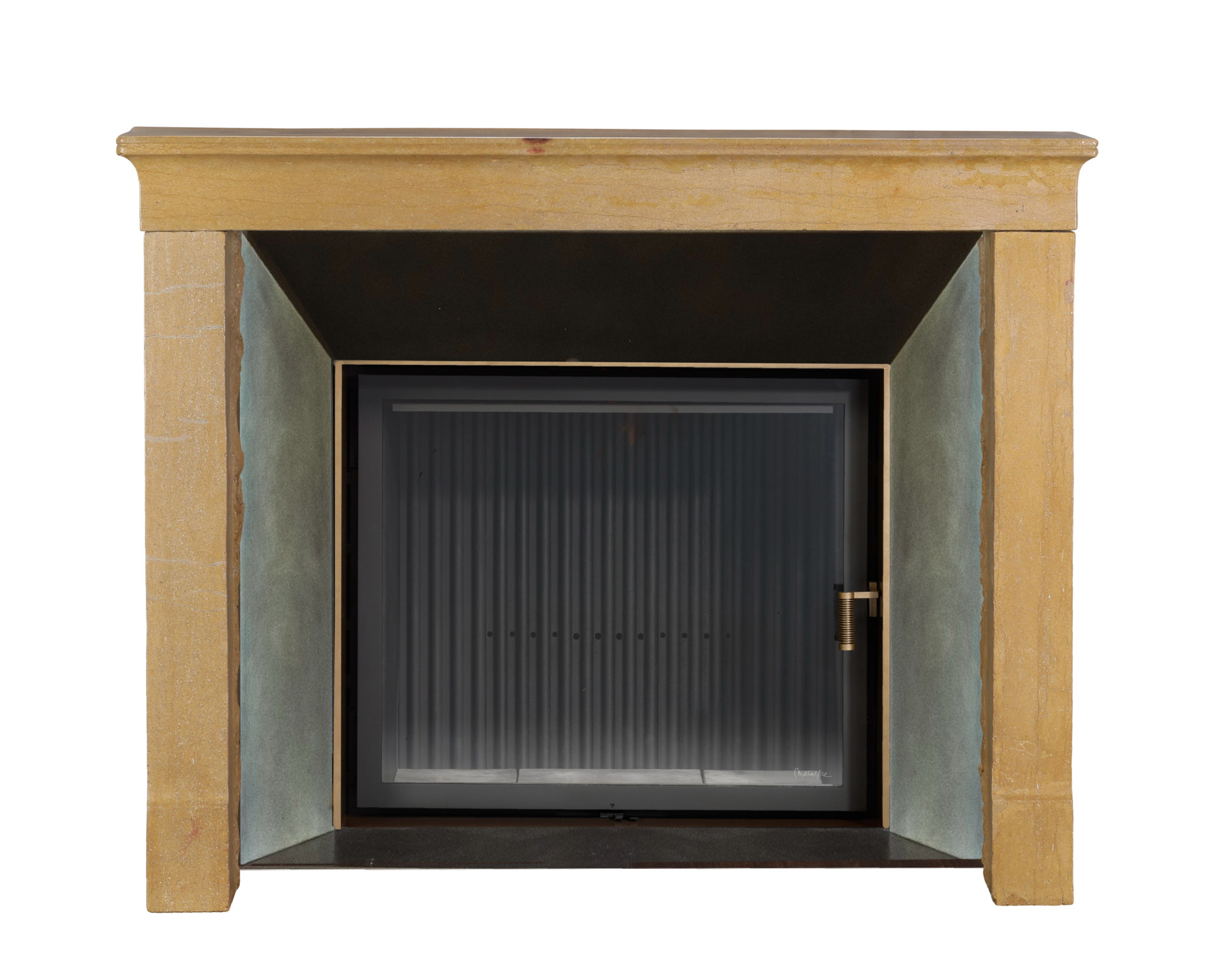 Elegant Antique Stone Fireplace Surround for Timeless Home Improvement ...