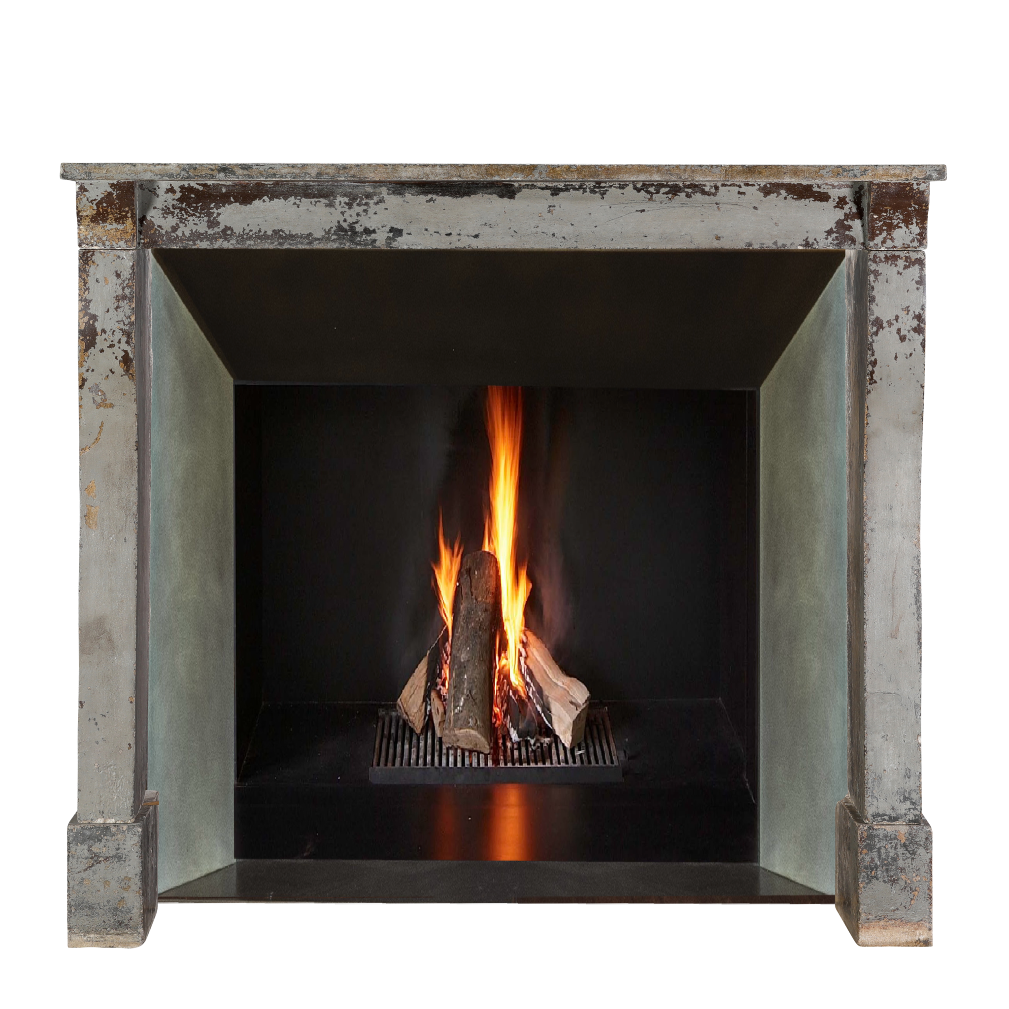 Louis XIII Limestone Fireplace | Original Patina | Antique Fireplace ...