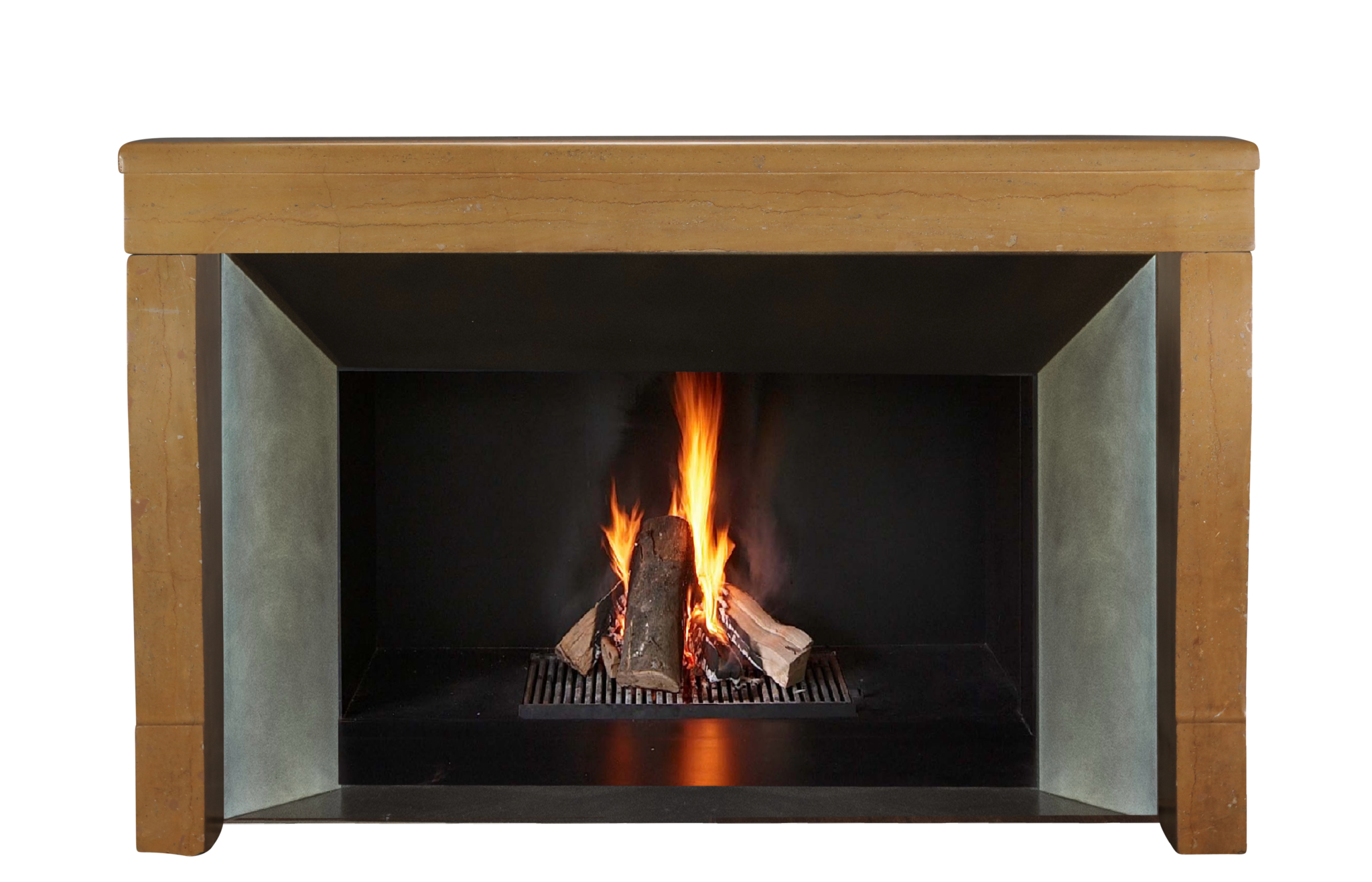 Authentic French Fireplace Surround – Smooth Surface -Timeless Design ...