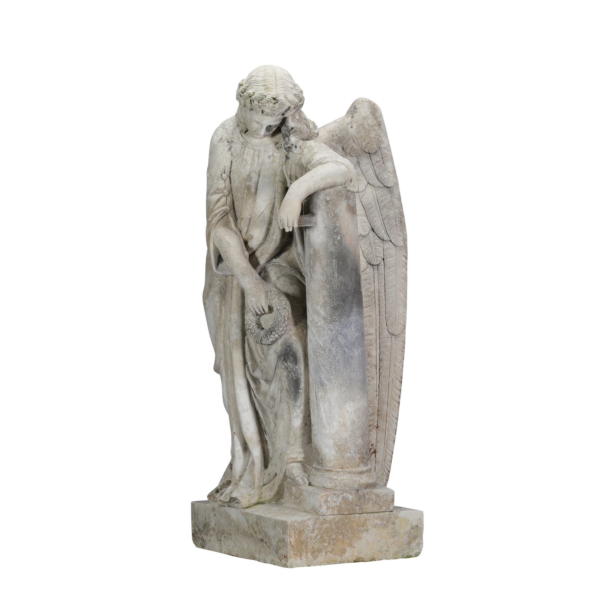 Tomb Guardian Mourning Angel Sculpture For Remembrance & Eternal Rest ...