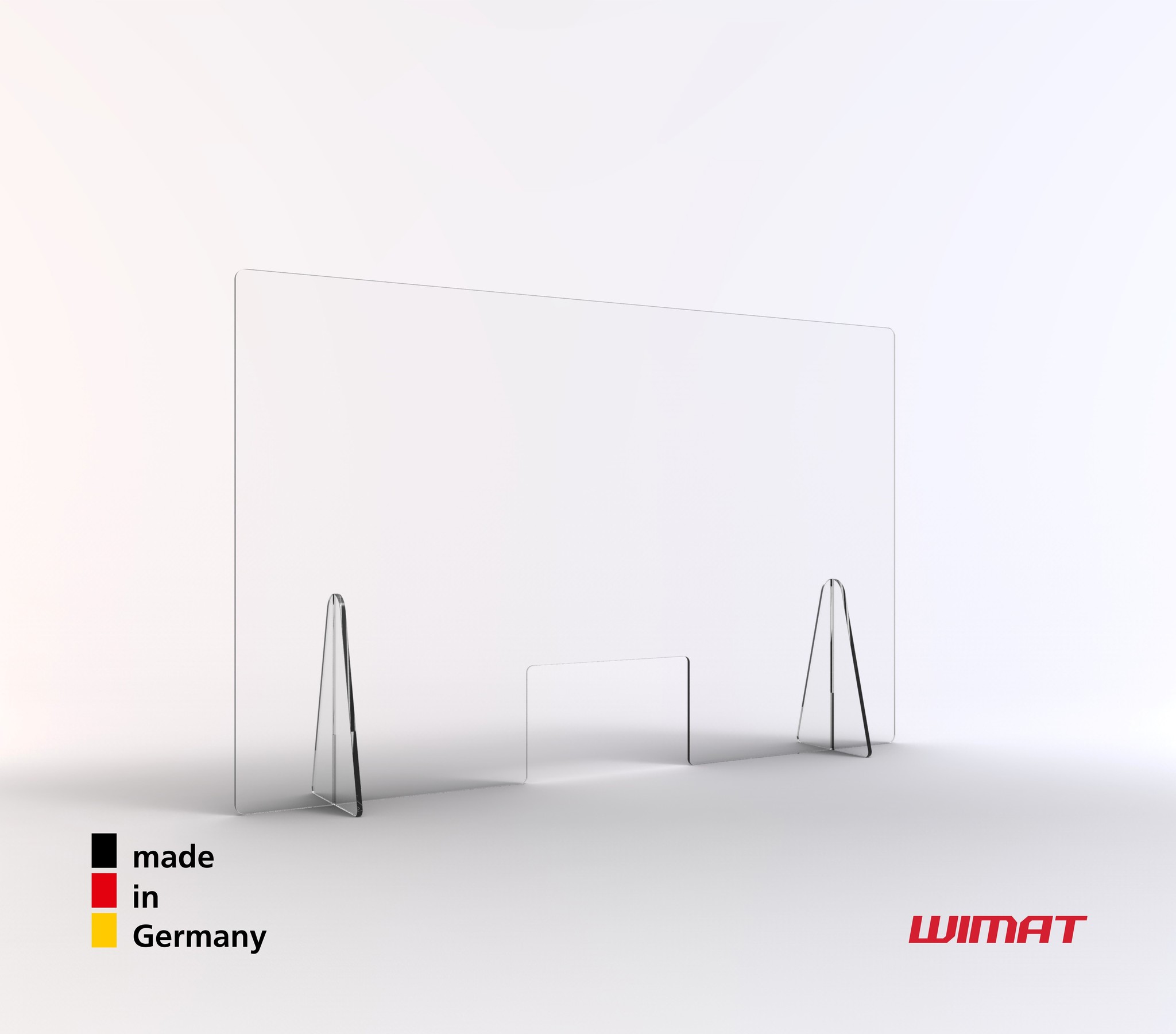 Spitting protector shield "Profi" against droplet infections - Wimat ...