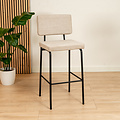 Scandinavische barkruk Espen beige 64-77 cm | Livin24