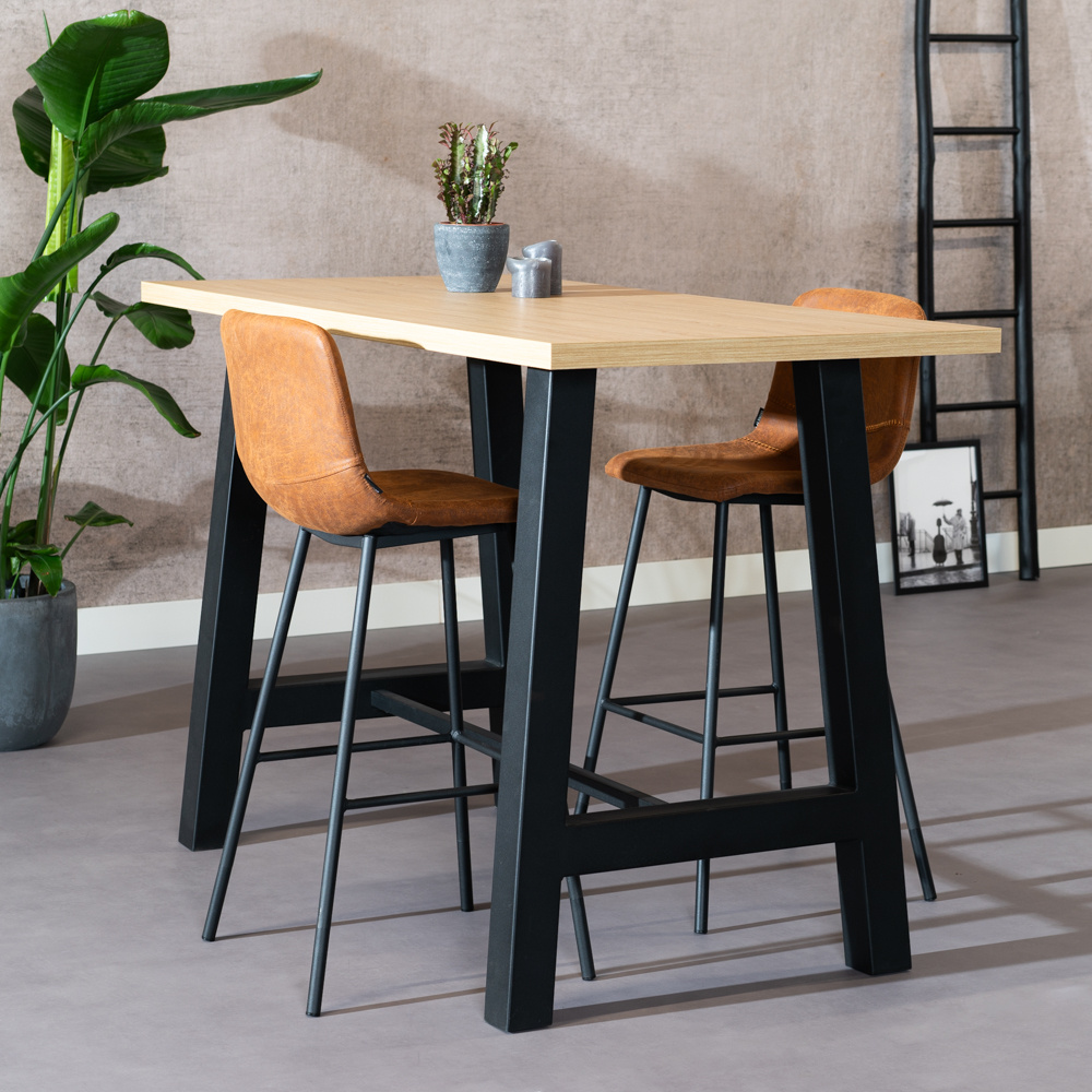 Bartafel Disa melamine eiken 140 x 80 cm | Livin24