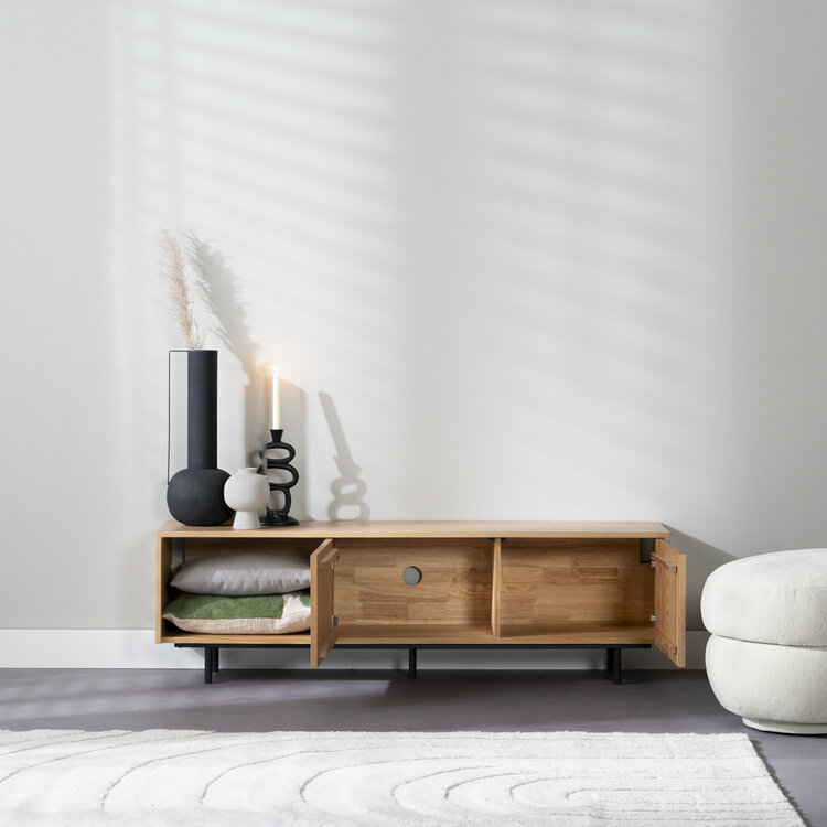 Tv-meubel Ray blank eiken 150 cm | Livin24