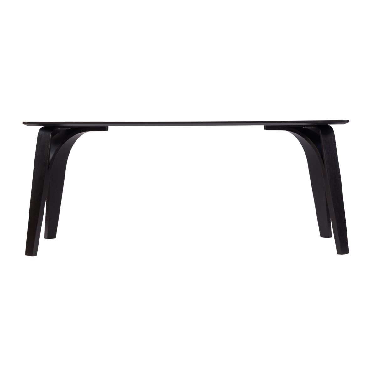 Eettafel Flint eiken zwart 220 x 100 cm | Livin24