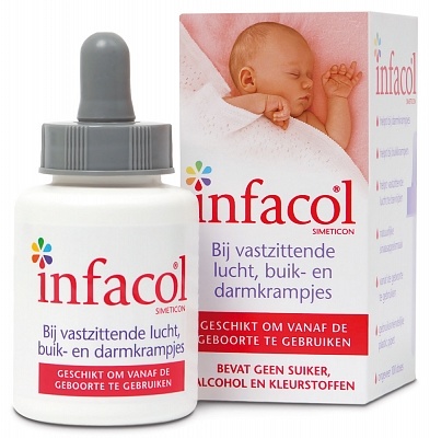Infacol - Simeticon - 50ml - Bij vastzittende lucht, buik en darmkramp ...