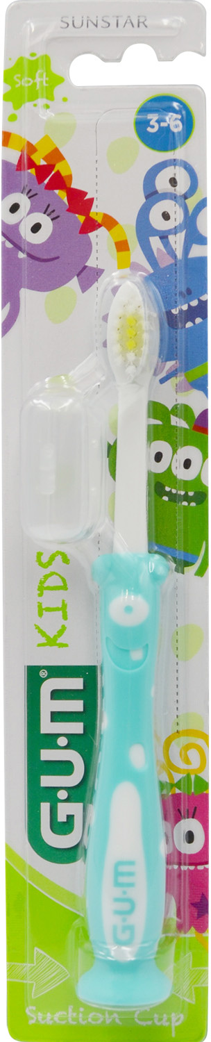 Sunstar Gum Kids - 2-6 jaar tandenborstel - Blauw - Babydrogist.nl