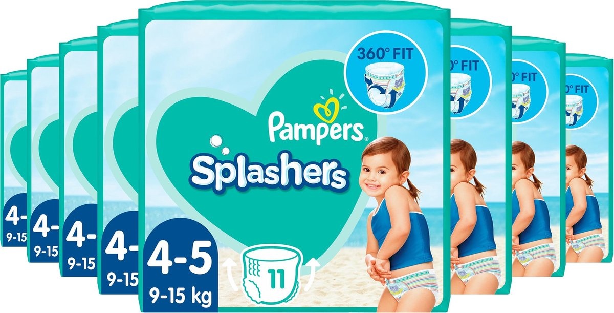 Pampers - Splashers - Wegwerp Zwemluiers - Maat 4/5 - 88 stuks ...