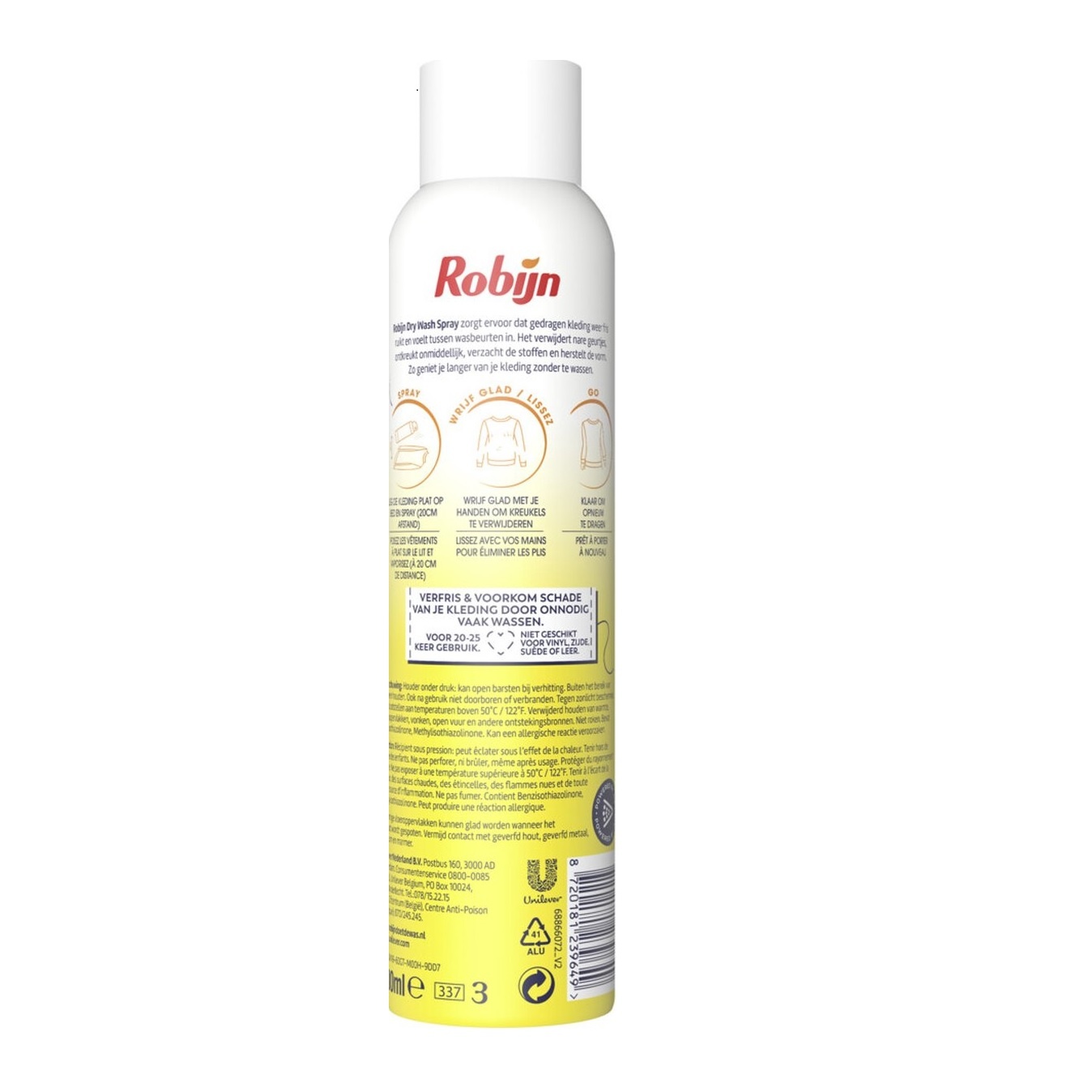 Zwitsal - Robijn Dry Wash Spray - Kleding Opfrisser - 200ml ...