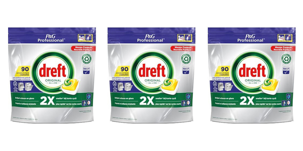 Dreft - Original - All in One - Vaatwastabletten - Citroen - 270 stuks ...