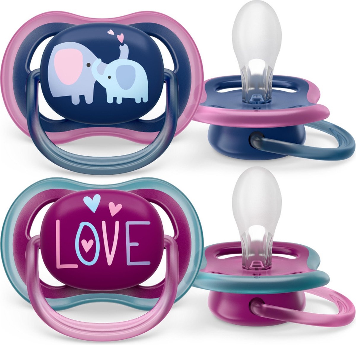 Philips Avent Ultra Air Fopspeen - Ouder dan 18 Maanden - 2 Speentjes ...