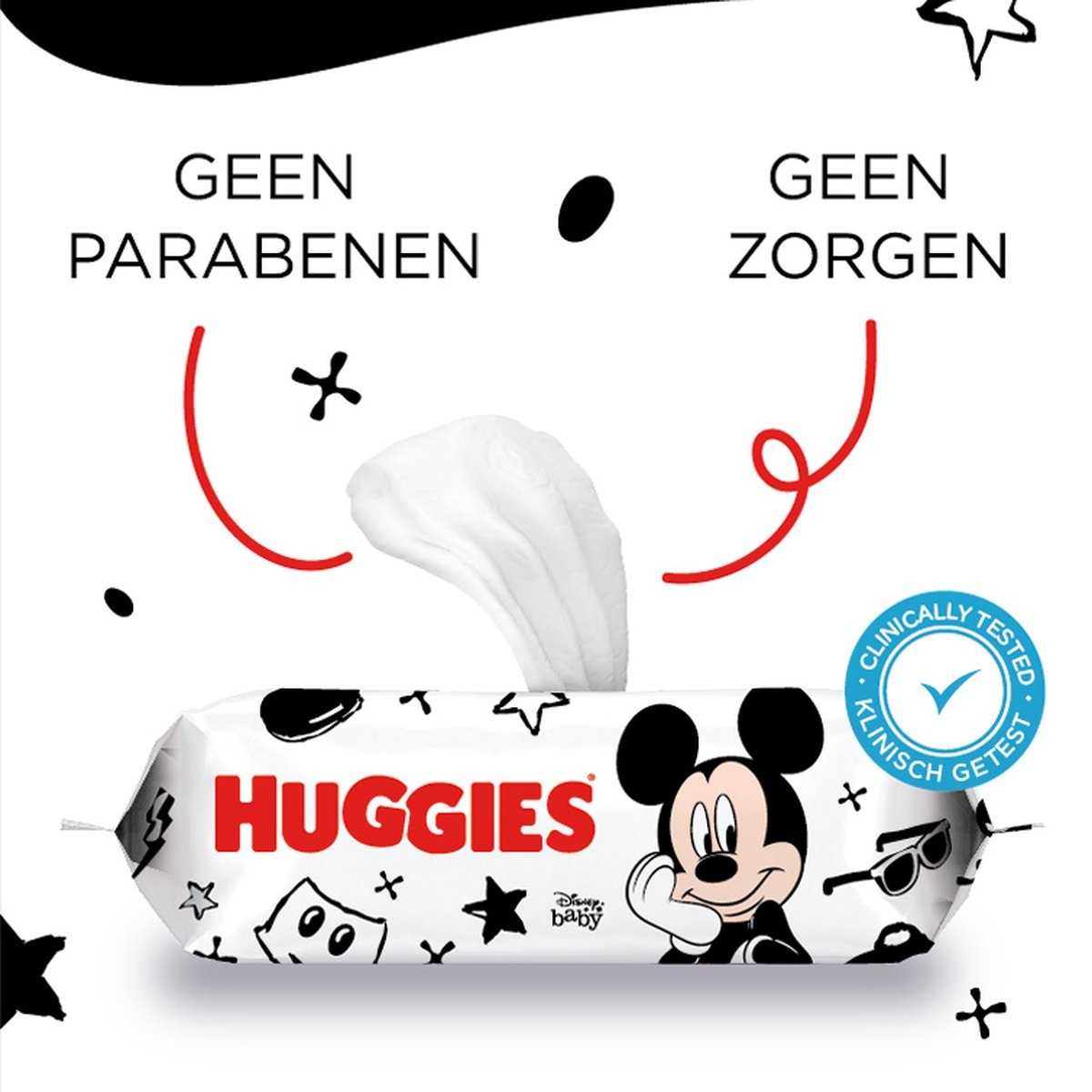 Huggies - Billendoekjes - All Over Clean - Mickey Mouse - 1 x 56 - 56 ...