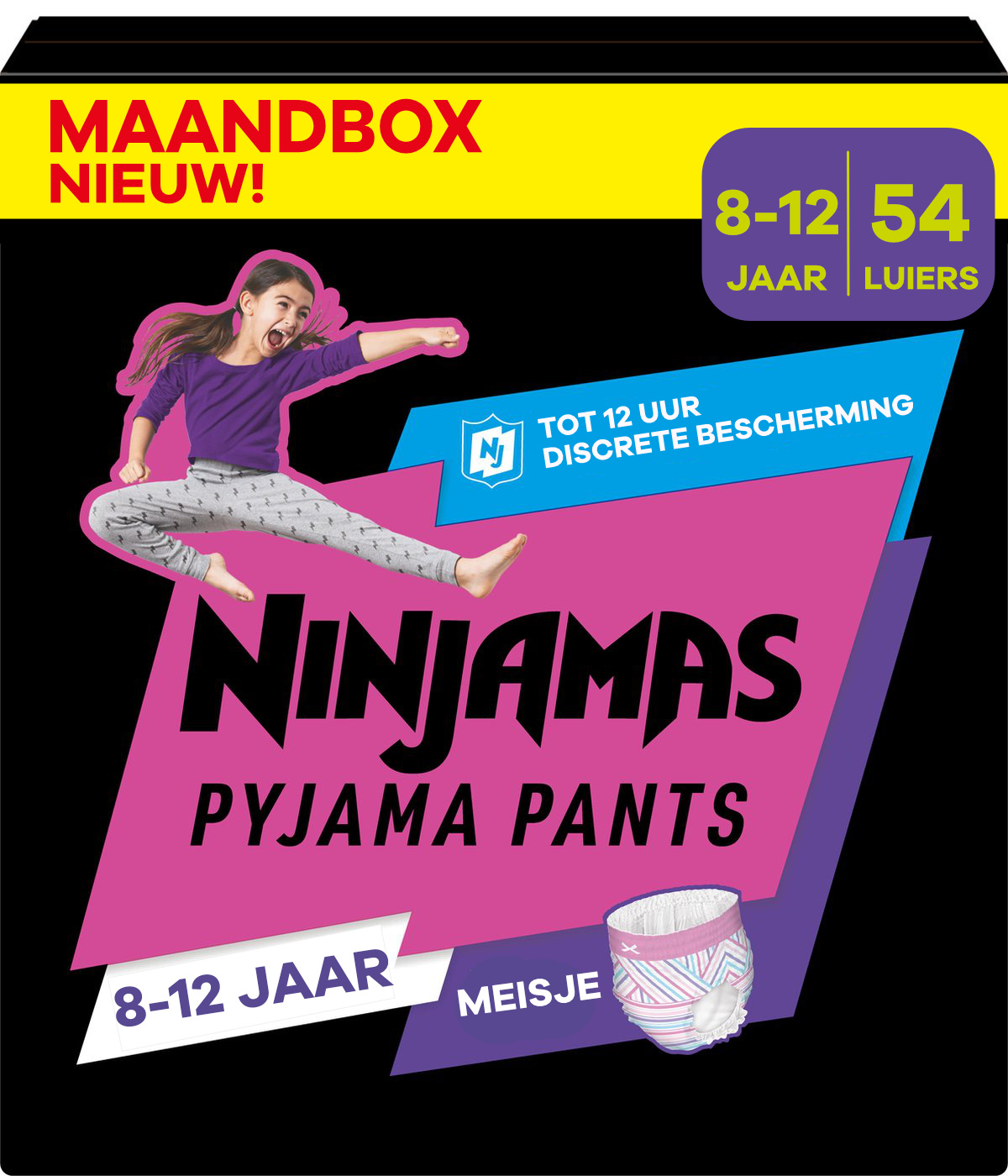 Pampers Ninjamas - Pyjama Pants Nacht - Meisje - 8/12 jaar - Maandbox ...