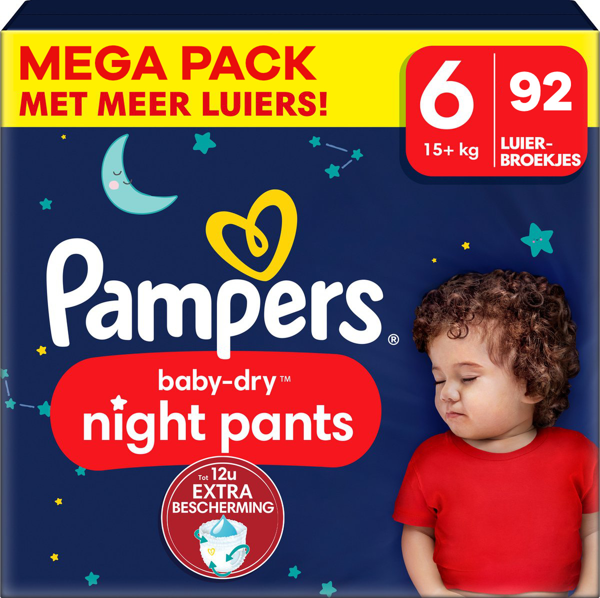 Pampers - Baby Dry Night Pants - Maat 6 - Mega Pack - 92 luierbroekjes ...