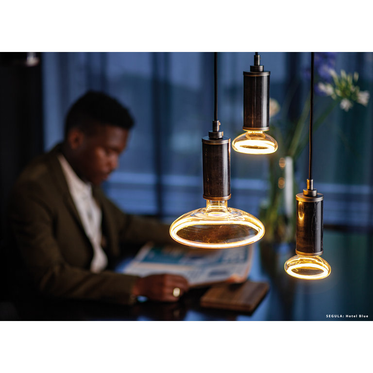 Segula LED lamp E27 | Floating Reflector 200 mm | Smoke • Segula • Van ...